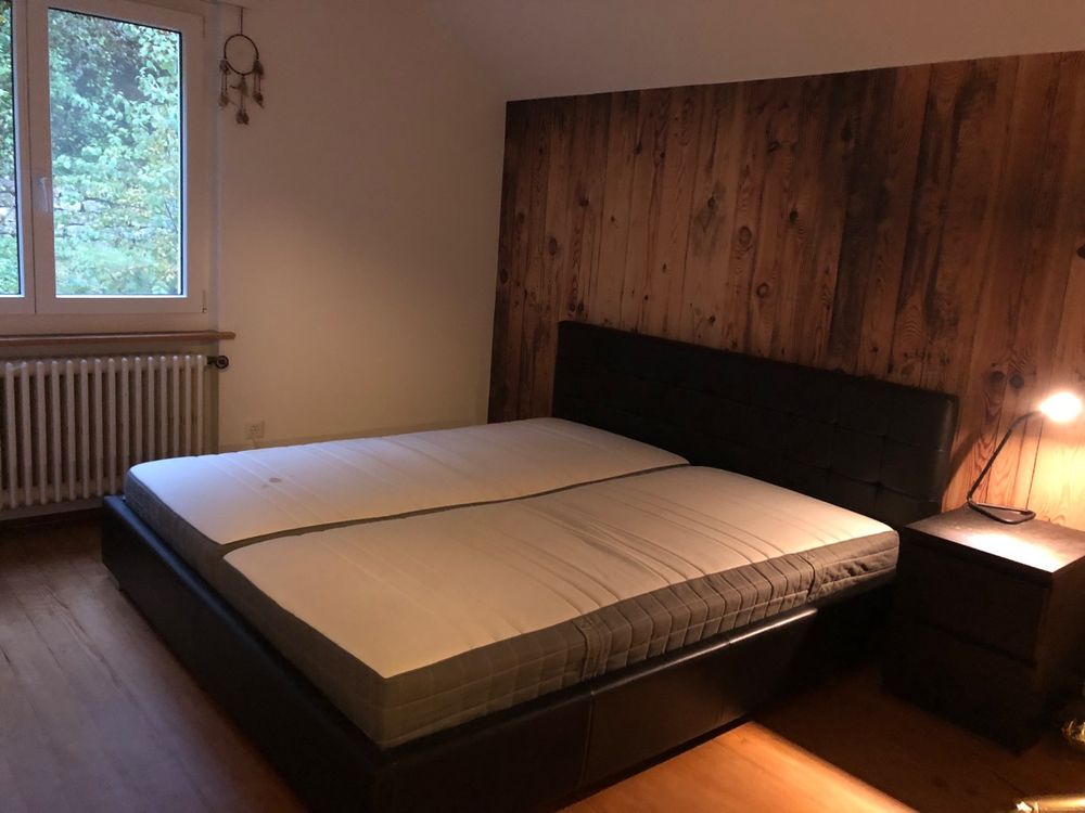 Bett in Schwarz (Gebraucht) in Stilli für CHF 20 – nur Abholung auf ...