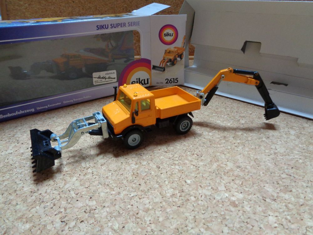 SIKU 2615 Unimog U 1500 Strassenbaufahrzeug (Neu und originalverpackt ...