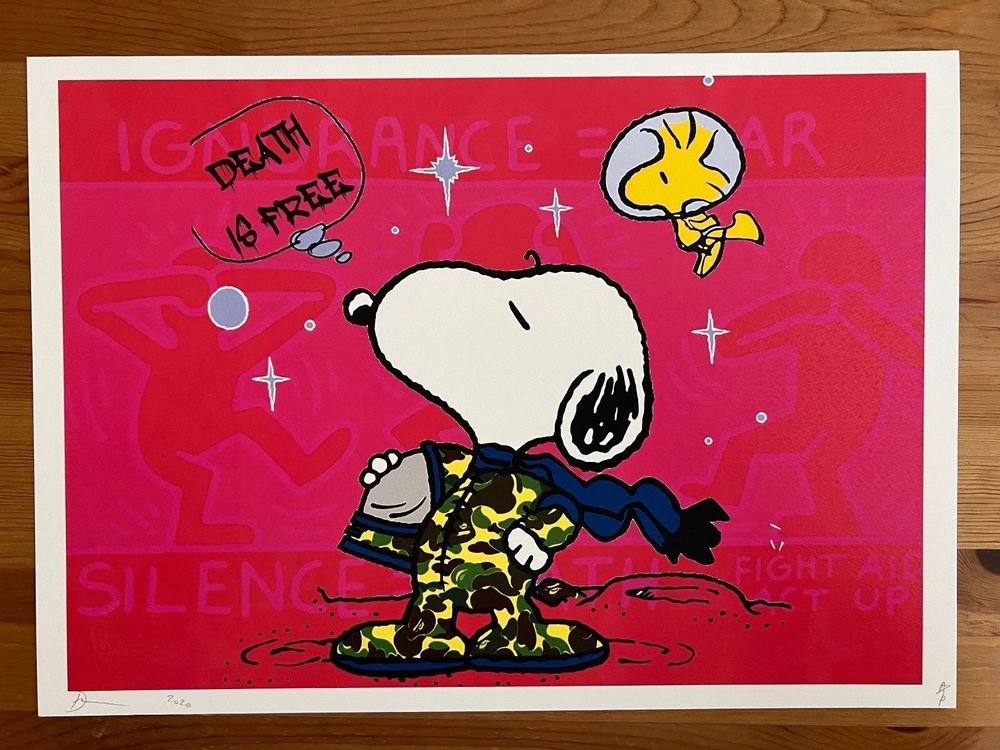 DEATH NYC « Snoopy & Keith Haring » (Neu (gemäss Beschreibung)) in ...
