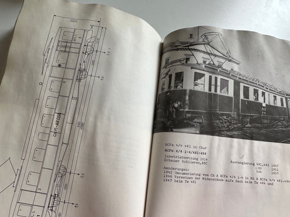 Die elektrischen Lokomotiven und Triebwagen Rhätischen Bahn | Kaufen auf Ricardo