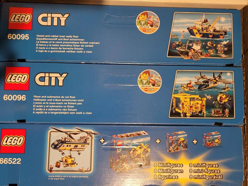 Collection Lego marine 60095, 60096 et 66522 (Neu und originalverpackt) in Martigny für CHF 400 ...