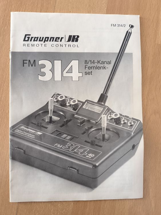 Graupner FM 314 8/14 Kanal Fernsteuerung (Gebraucht) in Oberdiessbach ...