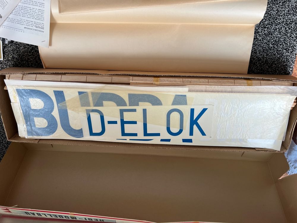 Vintage RC HEGI MODELLBAU Burda Piper 201 240 (Gebraucht) in ...