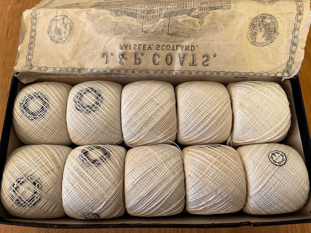 Schachtel 10 Ballen Baumwollgarn | Kaufen auf Ricardo