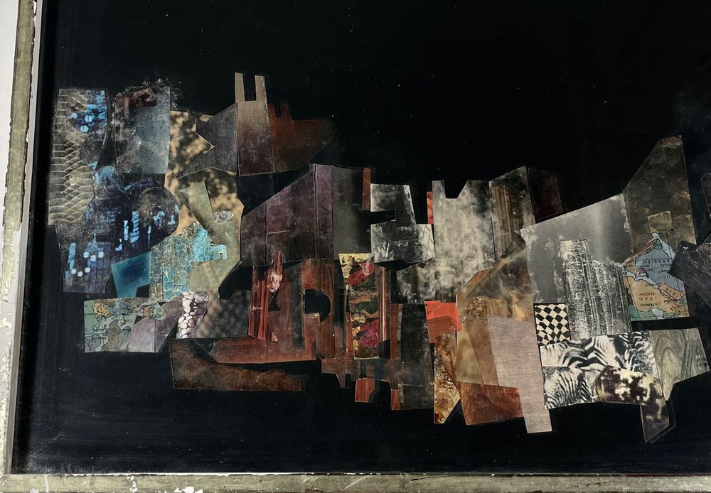 Alfred Hofkunst (1942-2004) grosse Collage (Gebraucht) in Root für CHF 505 – mit Lieferung auf ...