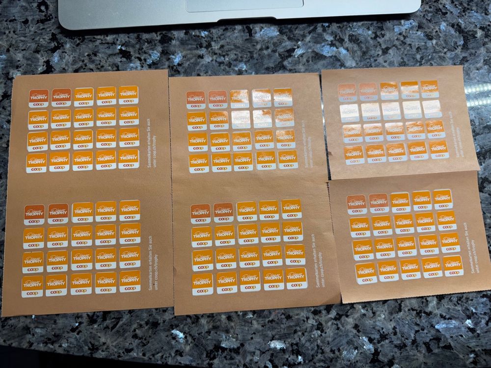 6 volle Trophy Karten ( 120 Punkte ) | Kaufen auf Ricardo