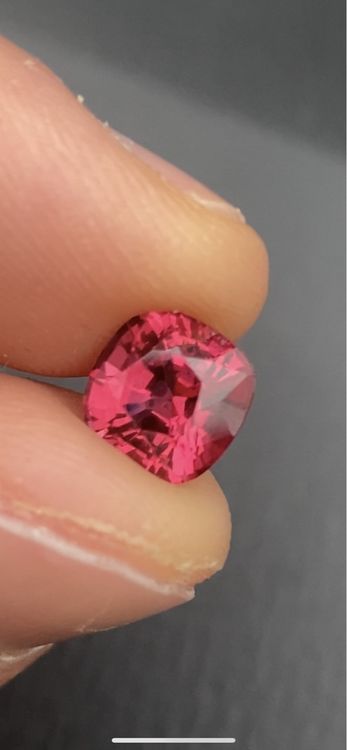 Burmesischer Spinell - seltener rot-pinker neonartiger edels (Neu ...