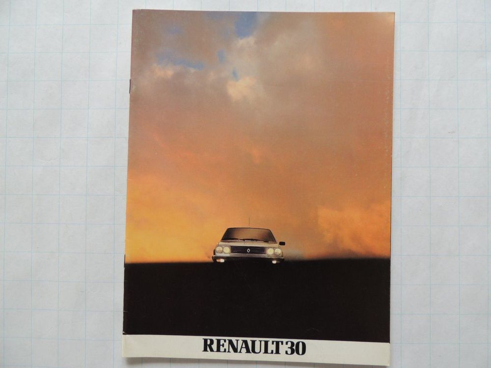 Renault 30 Prospekt 1978 (Gebraucht) in Zuzwil SG für CHF 12 – mit ...