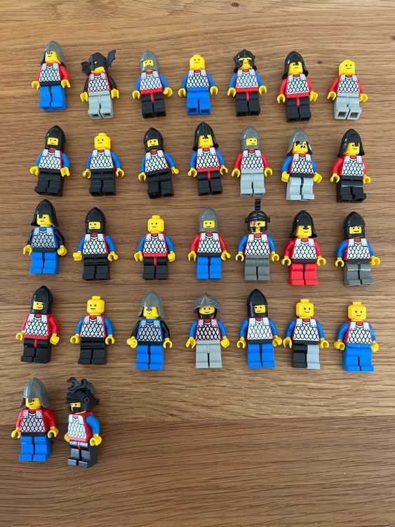 30x Lego System Ritter Minifiguren | Kaufen auf Ricardo