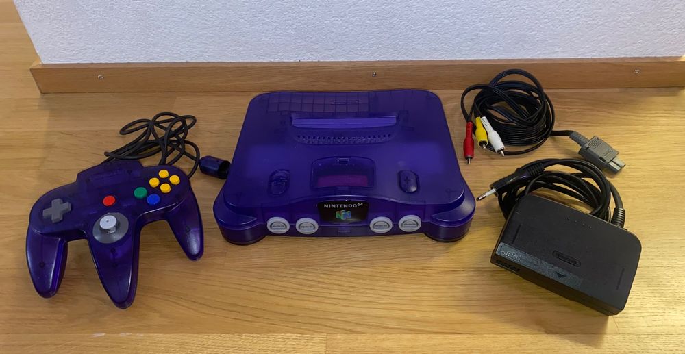 Nintendo 64 Funtastic Grape Purple (super Zustand) (Gebraucht) in für ...
