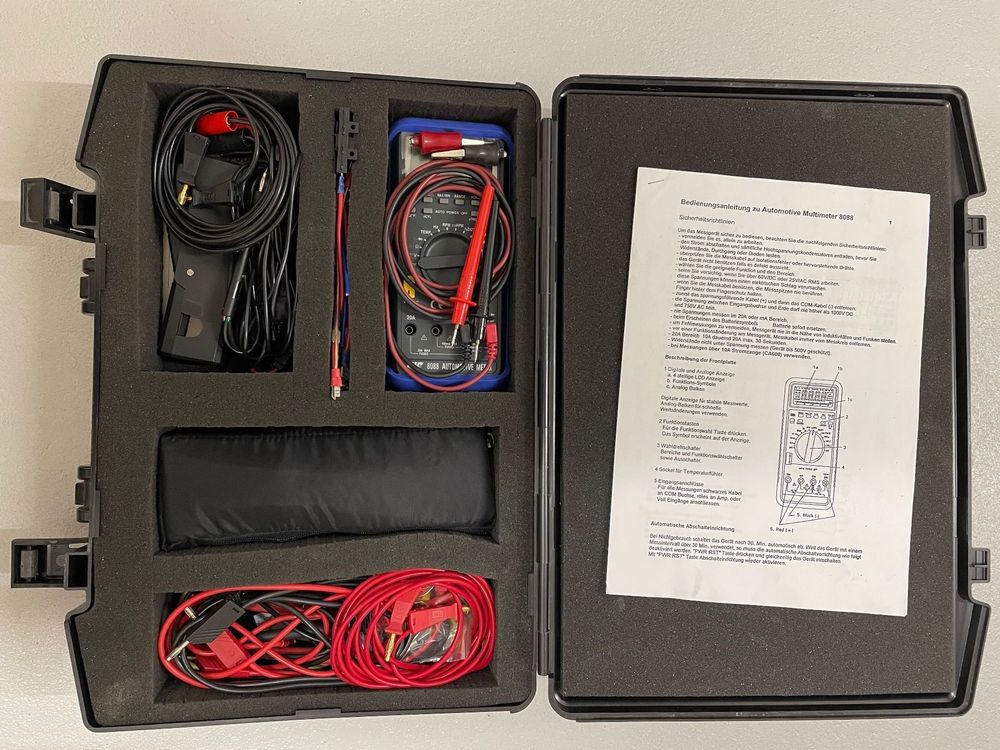Messgeräten für Autoelektriker/Diagnostiker mit Koffer (Gebraucht) in Horw für CHF 140 – mit ...