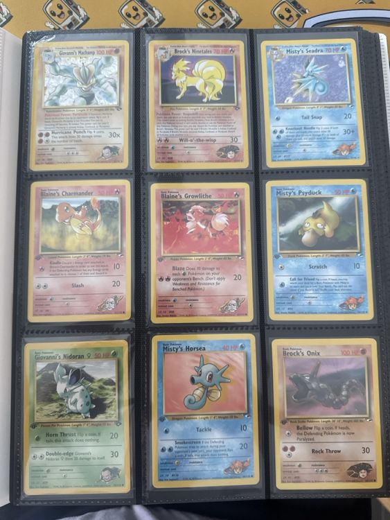 Pokemon Sammlung Holo 1.edition Retro First Edition (Gebraucht) in ...