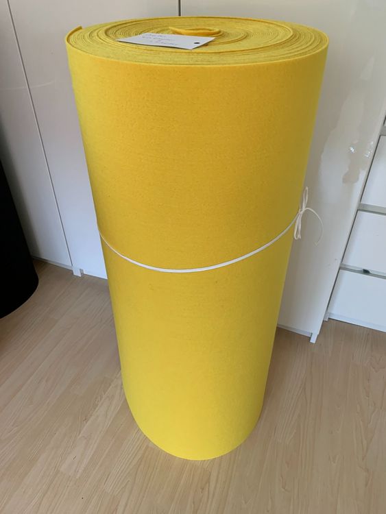 Filz, ca. 3-4 mm dick, Farbe: Gelb (Neu (gemäss Beschreibung)) in Worb ...