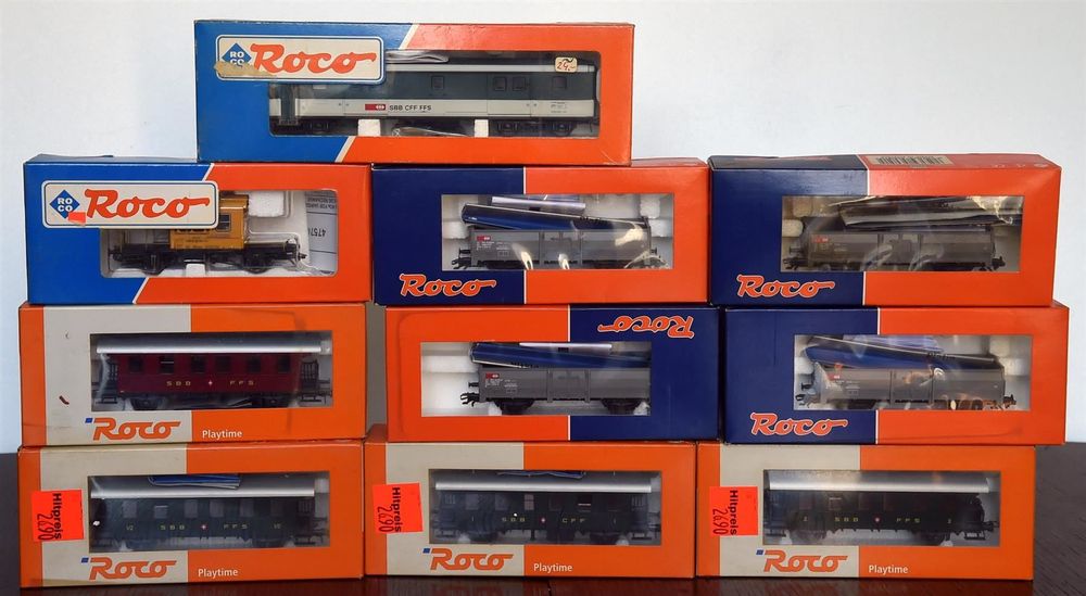 Lot de 10 boites de Wagons Roco | Kaufen auf Ricardo