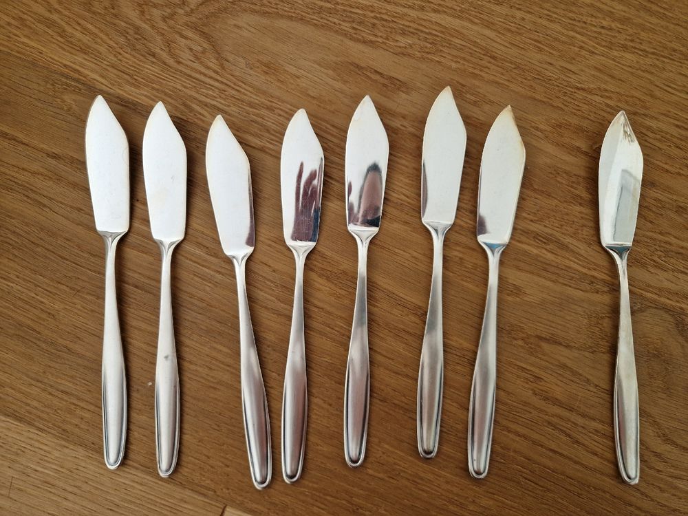 8 Fisch Messer Silberbesteck Kochberg 180 Hartglanz (Gebraucht) in Eschenbach SG für CHF 40 ...