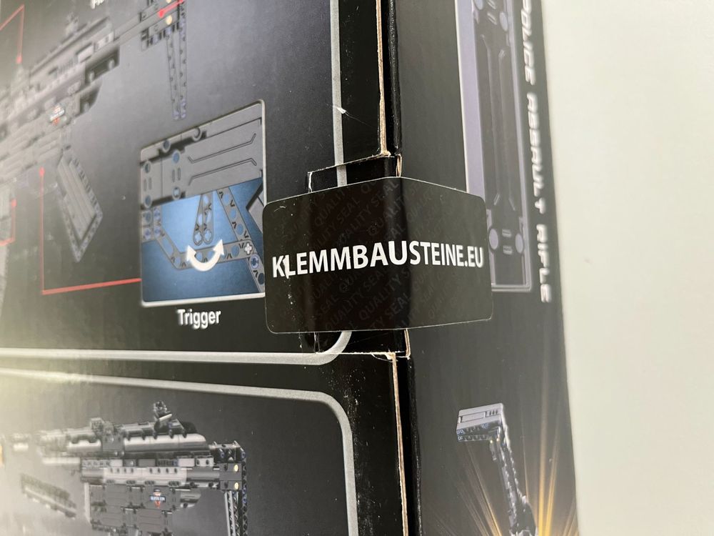 CaDa deTECH Block Gun Police Assault Rifle 617 TEILE (Neu (gemäss ...