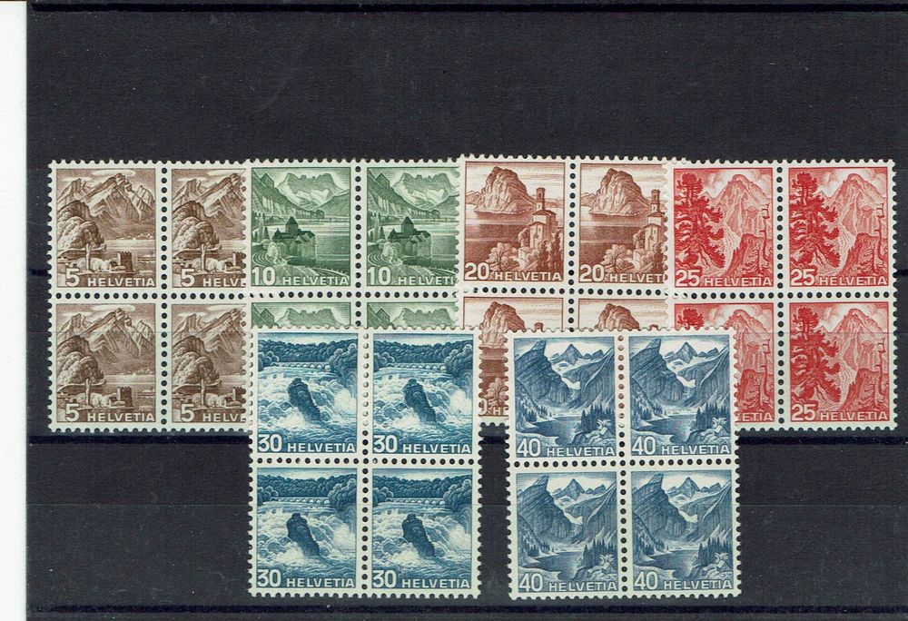 FREI LANDSCHAFTEN 1948 FARBEN BLOCKS ** | Kaufen auf Ricardo