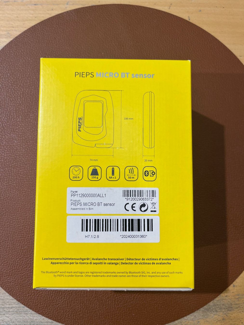 Pieps Micro BT Sensor LVS, Nr. 472 (Neu und originalverpackt) in ...