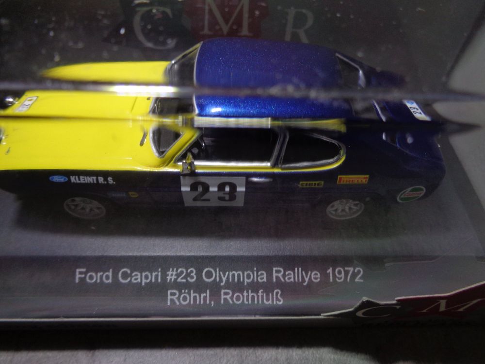 CMR 1:43 Ford Capri Rallye 1972 Walter Röhrl (Neu und originalverpackt ...