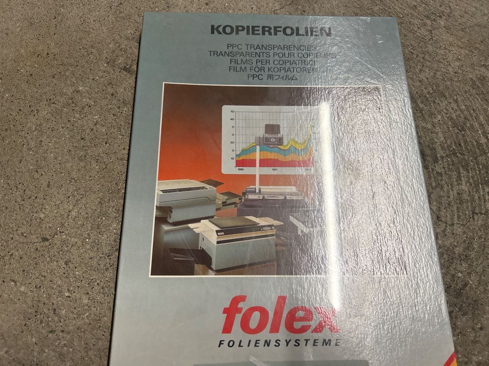 Folex X-373 Kopierfolien Transparent NEU (Neu und originalverpackt) in Regensdorf für CHF 5 ...