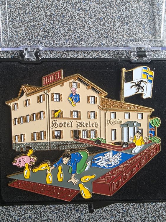 PIN „Hotel Reich“ Cazis (Gebraucht) in Wangen b. Olten für CHF 15 – mit ...