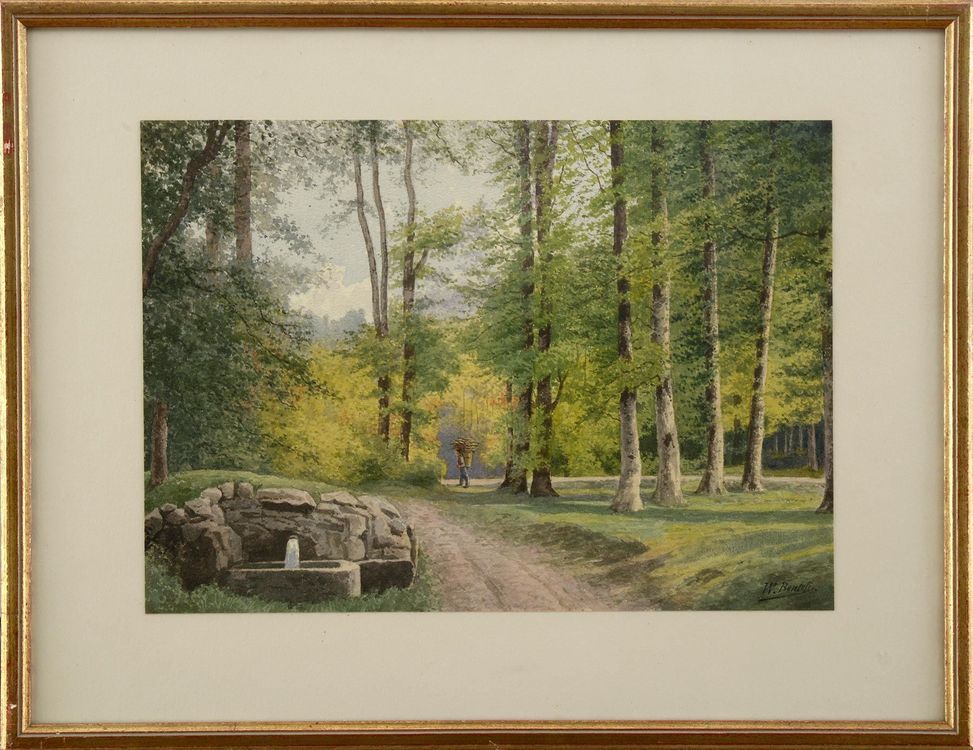 Aquarell von Wilhelm B. Benteli | Kaufen auf Ricardo