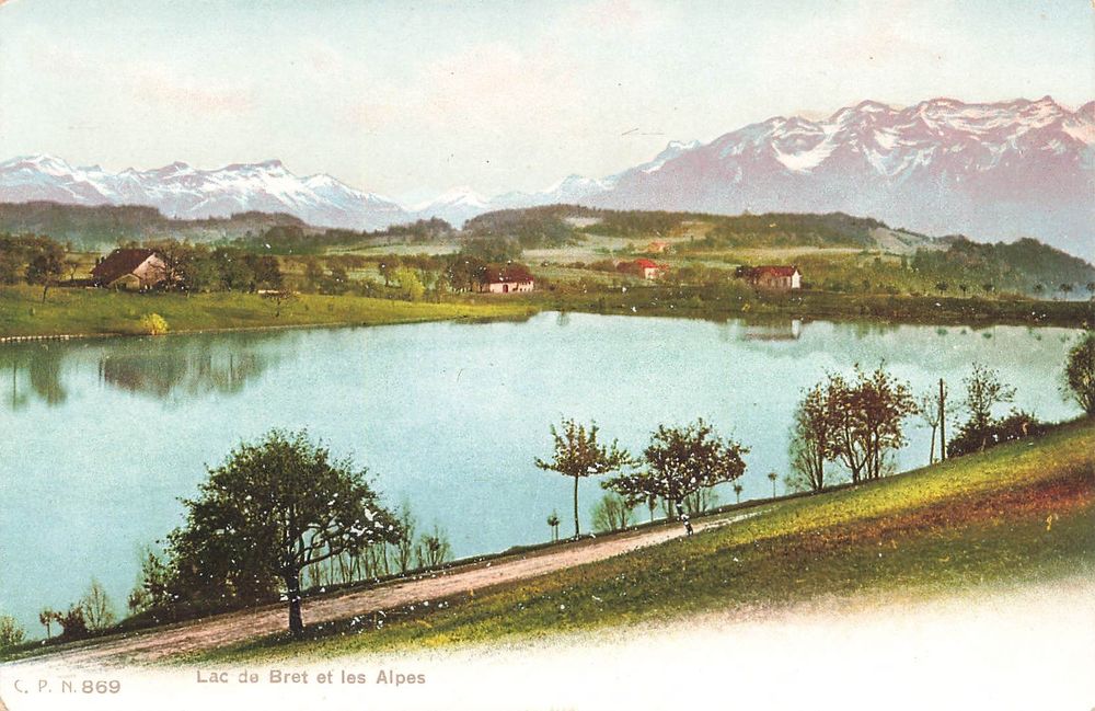 Lac de Bret et les Alpes (Usato) a Biasca per CHF 2 – con consegna ...