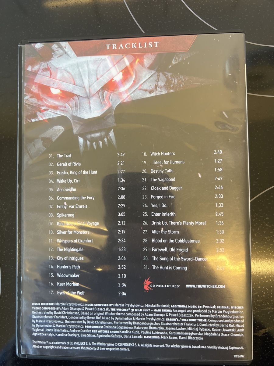 The Witcher 3 Wild Hunt - Soundtrack CD PC DVD-ROM Top! (Gebraucht) in ...