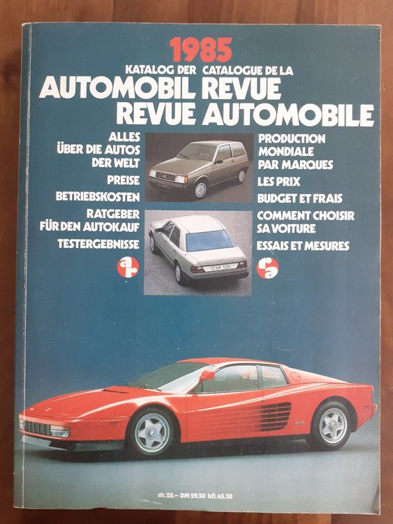 Automobil Revue 1985 | Kaufen auf Ricardo