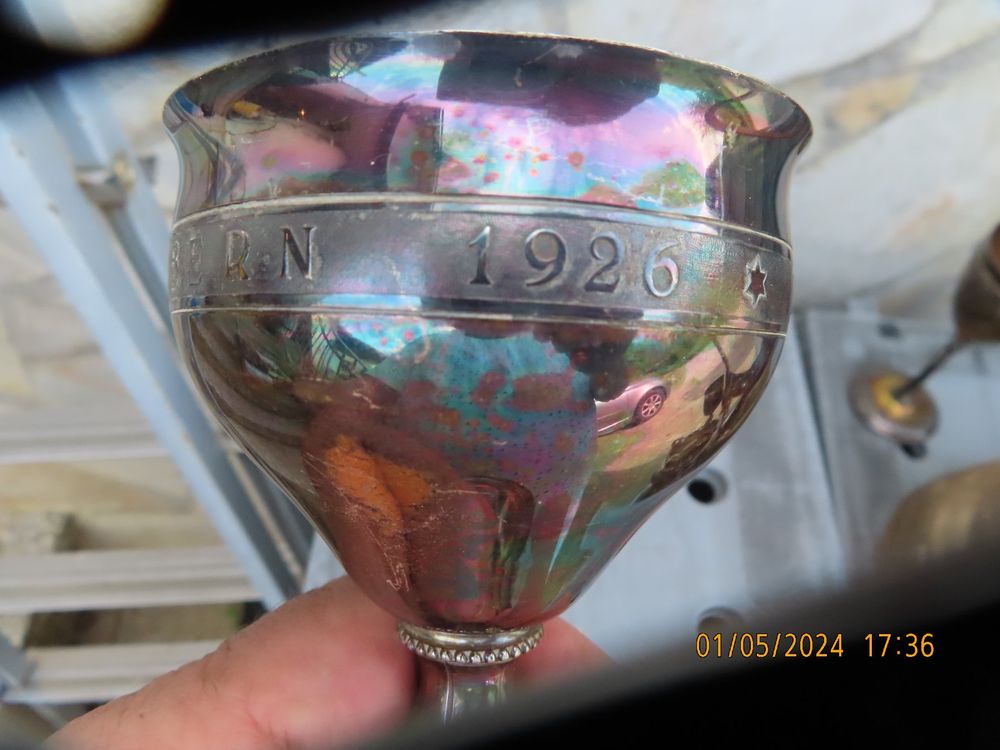 1926 Schützenbecher Kant. Schütz.Bern Gew.138.2Gr. hoch 17cm (Gebraucht) in Oberdorf BL für CHF ...