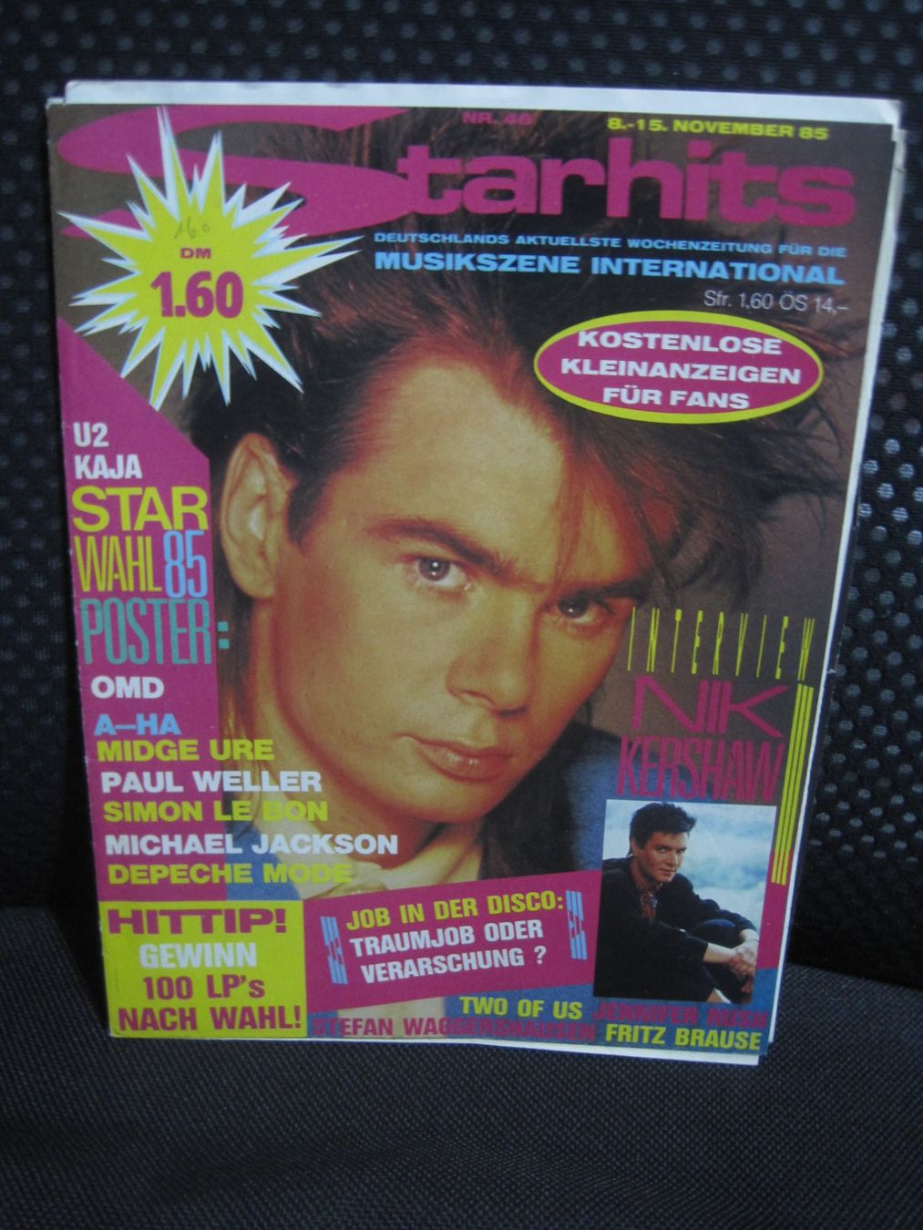 Star Hits Nr 46 vom 5-8 Nov 1985 D Mode AHA S Le Bon (Gebraucht) in ...