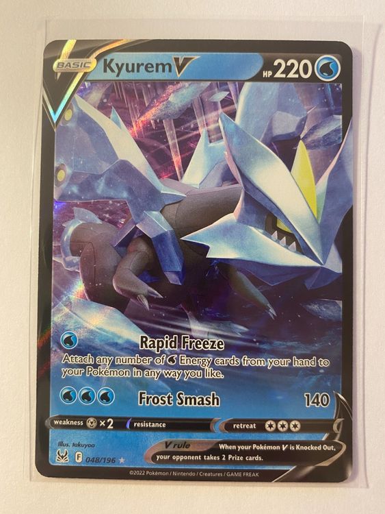Pokemon Kyurem V 048/196 Lost Origin EN (Neu (gemäss Beschreibung)) in ...