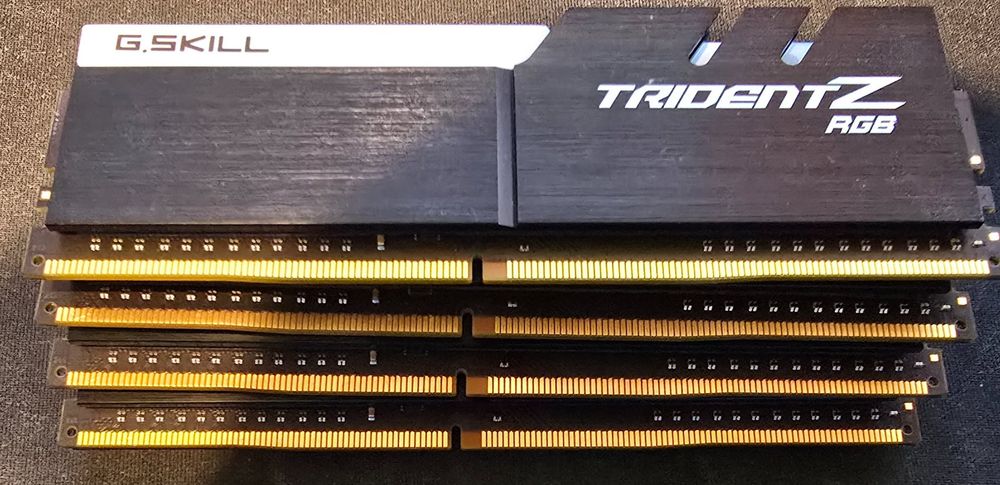 G.Skill Trident Z RGB 4 x 8GB, 3200 MHz, DDR4-RAM, DIMM (Gebraucht) in ...