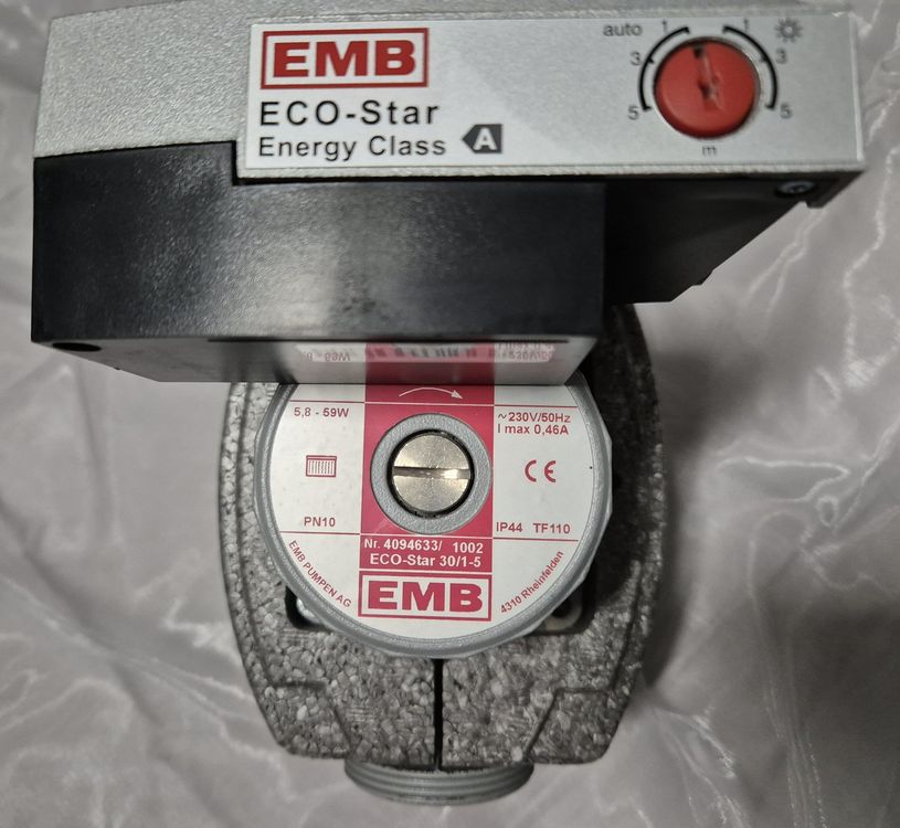 EMB Umwälzpumpe ECO-Star 30/1-5 (Gebraucht) in Oberwil b. Büren für CHF ...