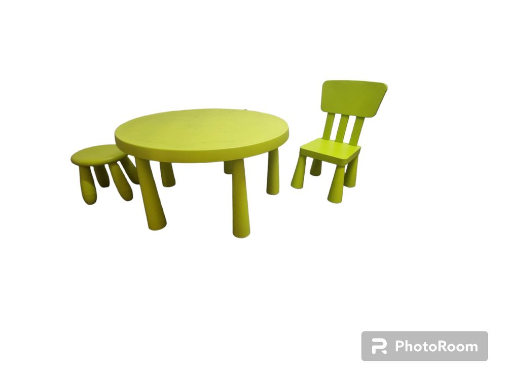 IKEA Mammut Set Kintertisch mit Hocker und Stuhl | Kaufen auf Ricardo