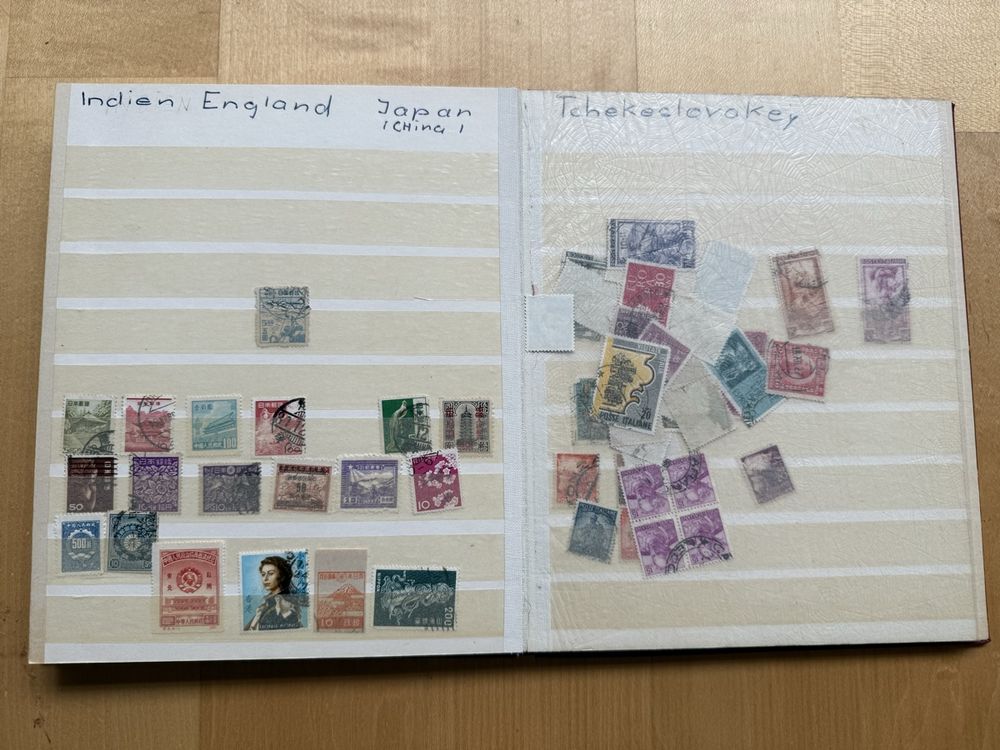 Briefmarkensammlung aus aller Welt, Album inklusive! (Gebraucht) in ...