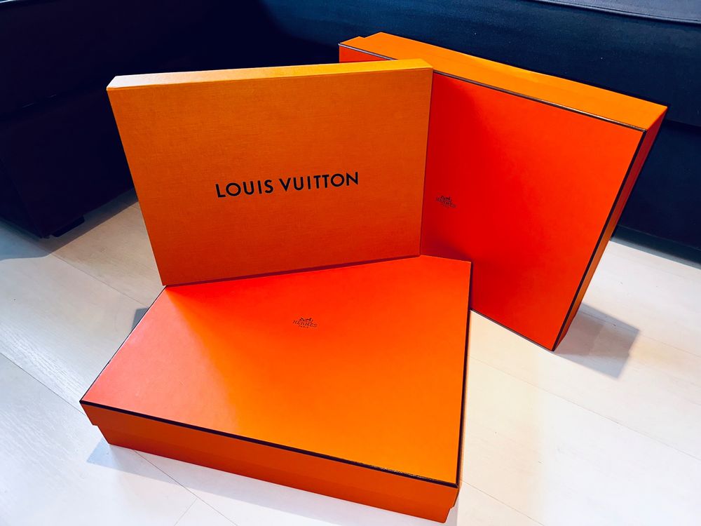 3x Original Hermes and Louis Vuitton empty boxes (Neu (gemäss ...
