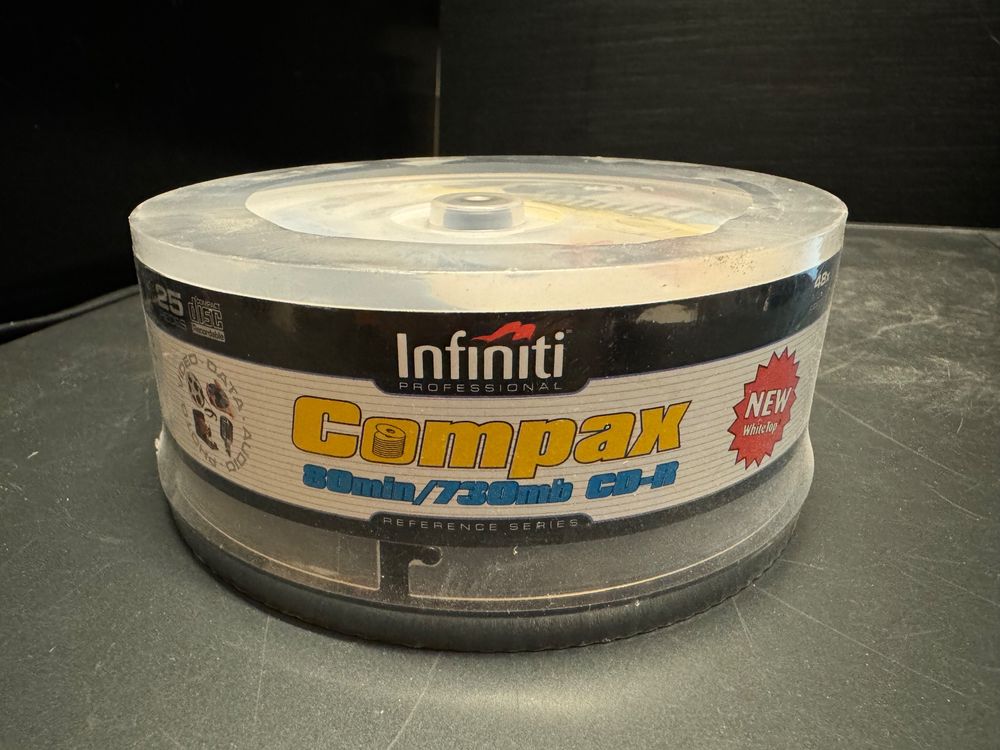 Infiniti Professional Compax 80 Min 730 MB 25er Spindel CD-R | Kaufen ...