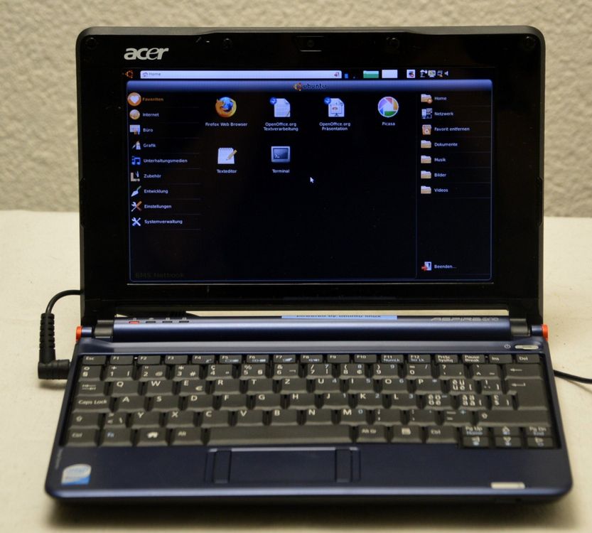 Netbook Acer Aspire One ZG5 10" (Gebraucht) in Collonges für CHF 40 ...