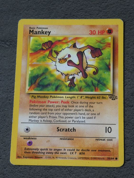 Mankey & Primeape 55&43/64 Jungle Set (ENG) (Gebraucht) in Luzern für ...