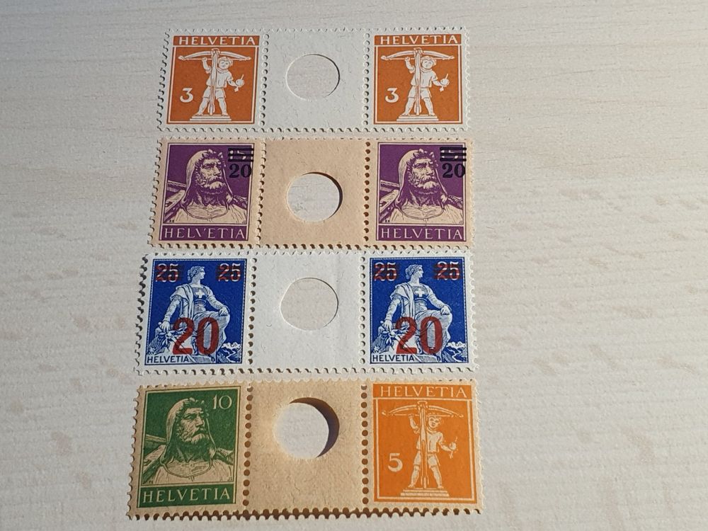 Zusammendrucke mit Zwischensteg, postfrisch**, ab 1.- | Kaufen auf Ricardo