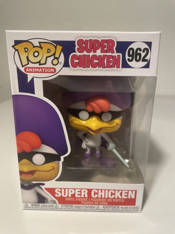 Funko Pop super chicken 962 animation (Neu und originalverpackt) in ...