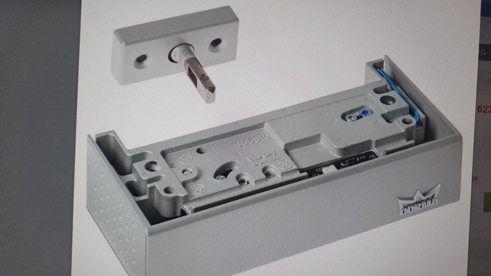 Dorma TV 101 Türverriegelung silber (974) (Neu und originalverpackt) in ...