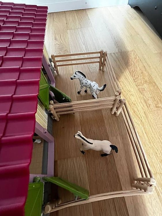 Schleich 42344 Horse Club Stall Reitstall Haus Bauernhof (Gebraucht) in ...
