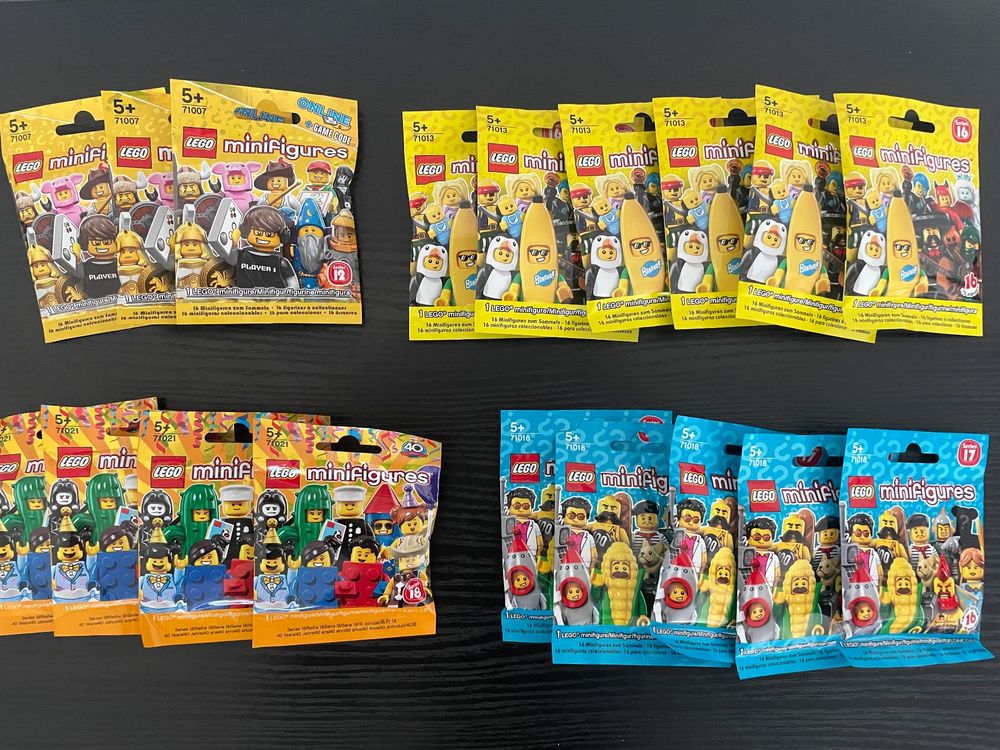 18 Lego minifigures Series 12, 16, 17, 18 Päckchen | Kaufen auf Ricardo