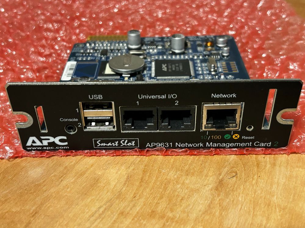 APC Network Management Card AP9631 (für APC Smart UPS) (Gebraucht) in Zuerich für CHF 125 – mit ...