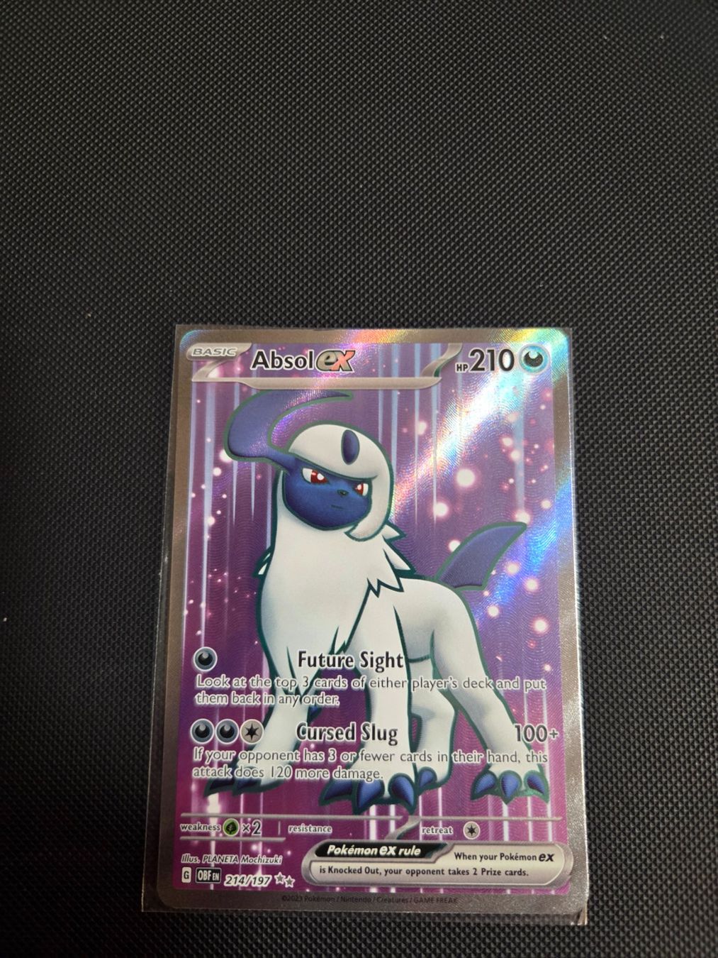 Pokémon Obsidian Flames - Absol ex 214/197 (Neu (gemäss Beschreibung ...