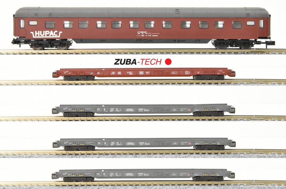 Fleischmann/Trix 5x Hupac Wagen DB/SBB, Spur N, ohne OVP | Kaufen auf ...