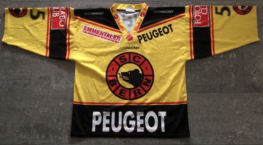 EISHOCKEY SCB Home Trikot Saison 2000 # 55 Julin (Gebraucht) in ...