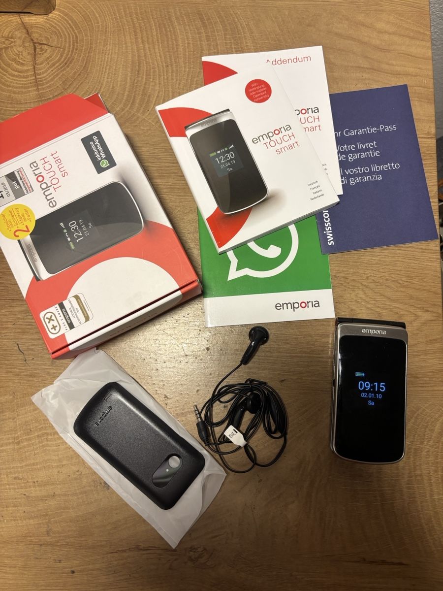 Emporia Touch Smart Handy - Top Zustand! Inkl. Zubehör (Gebraucht) in ...